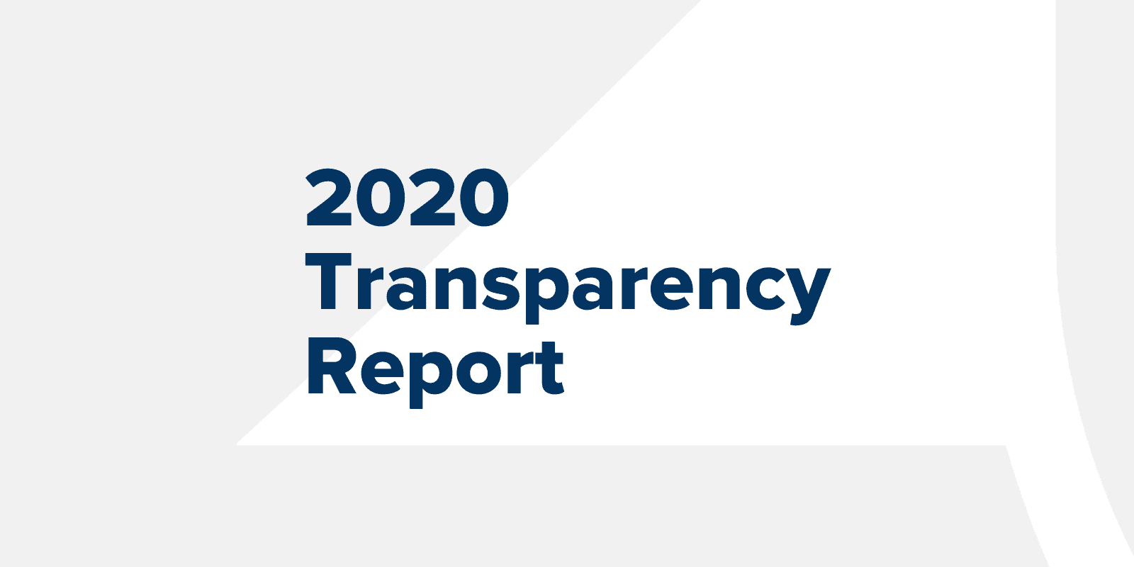 2020 Transparency Report I 2U, Inc. | 2U